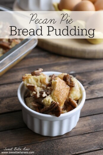 Pecan Pie Bread Pudding - Grace and Good Eats
