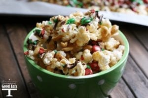 Sweet and Salty M&M Popcorn - Grace and Good Eats