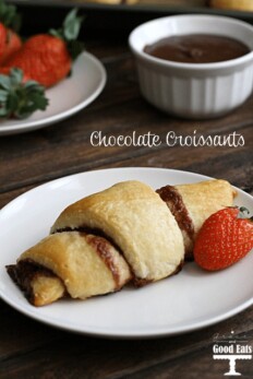 Chocolate Croissants - Grace and Good Eats