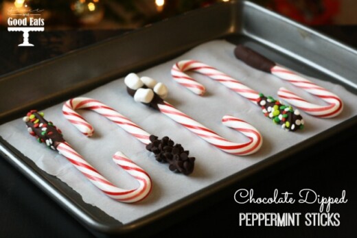 Chocolate Dipped Peppermint Sticks - Grace and Good Eats