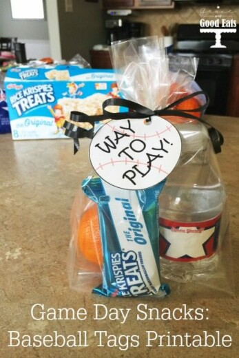 Free Printable Baseball Tags for Game Day Snacks - Grace and Good Eats