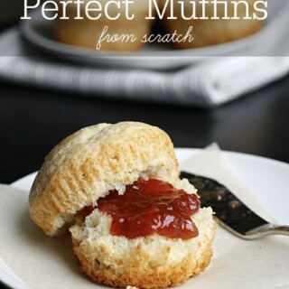 Simple Plain Muffin Recipe (Small Batch, 1 Bowl) - Grace and Good Eats