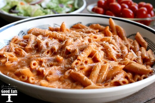 Two Timin' Penne Pasta - Grace and Good Eats