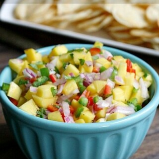 Fresh Mango Salsa Recipe - Grace and Good Eats