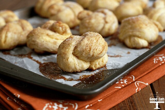 Pumpkin Spice Knots - Grace and Good Eats