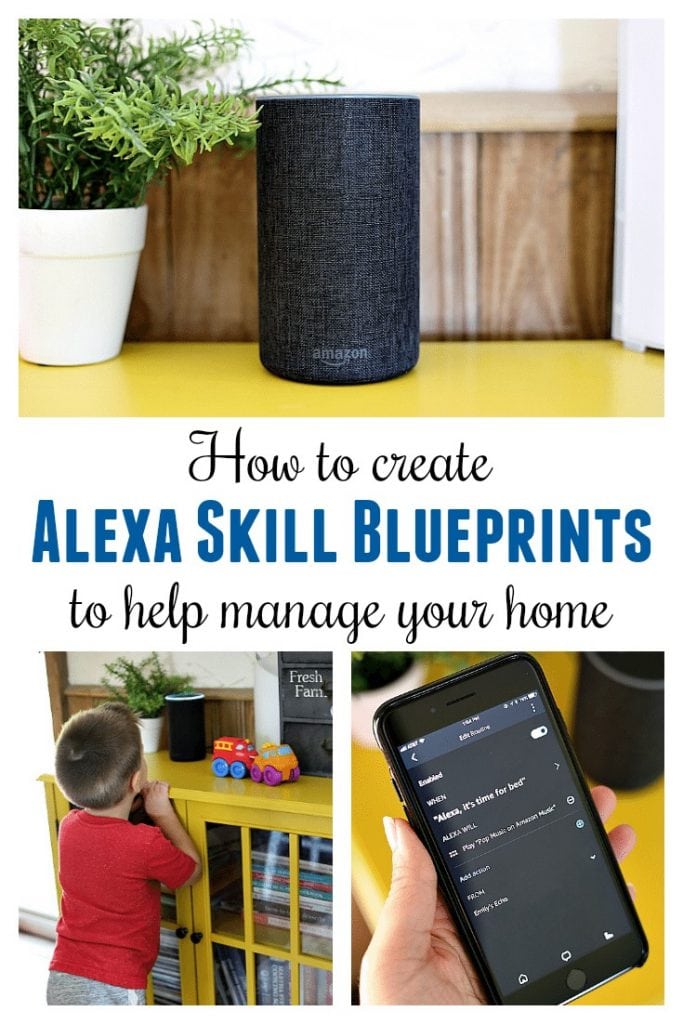Alexa Skill Blueprints - Helping to Manage our Home - Grace and Good Eats