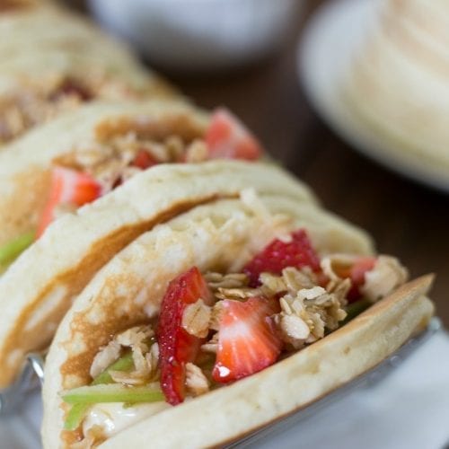 Pancake Parfait Tacos - Easy, Kid-Friendly Breakfast Recipe