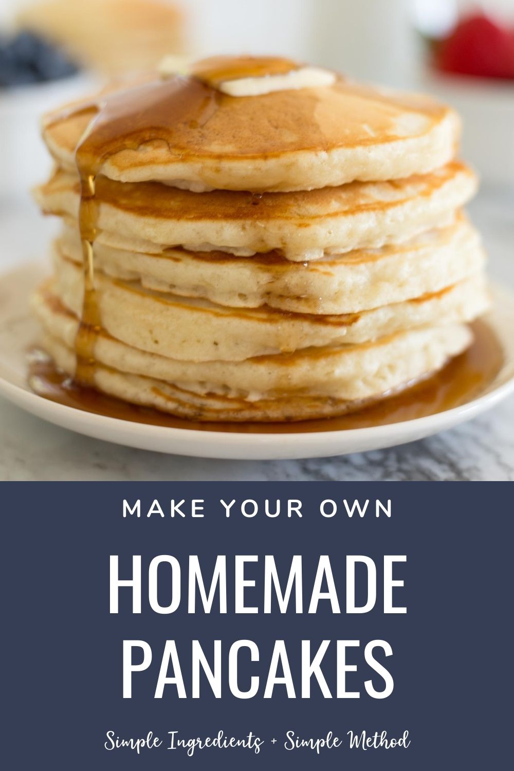 Best Ever Homemade Pancakes Recipe - Grace and Good Eats