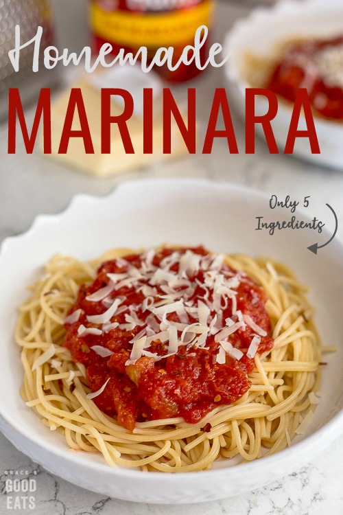 Marinara Recipe - Only Five Ingredients | Grace and Good Eats