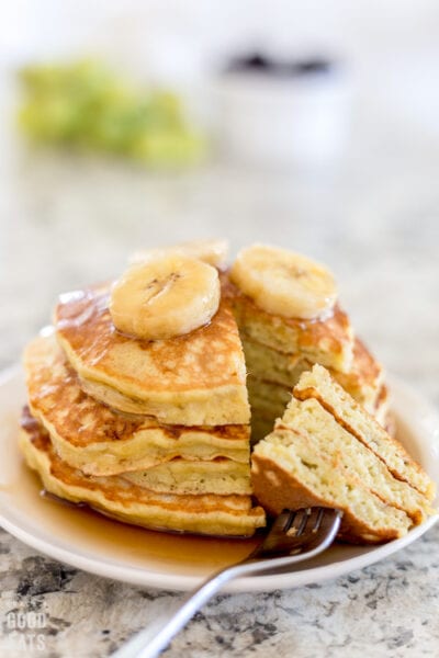 3 Ingredient Pancakes - Grace and Good Eats