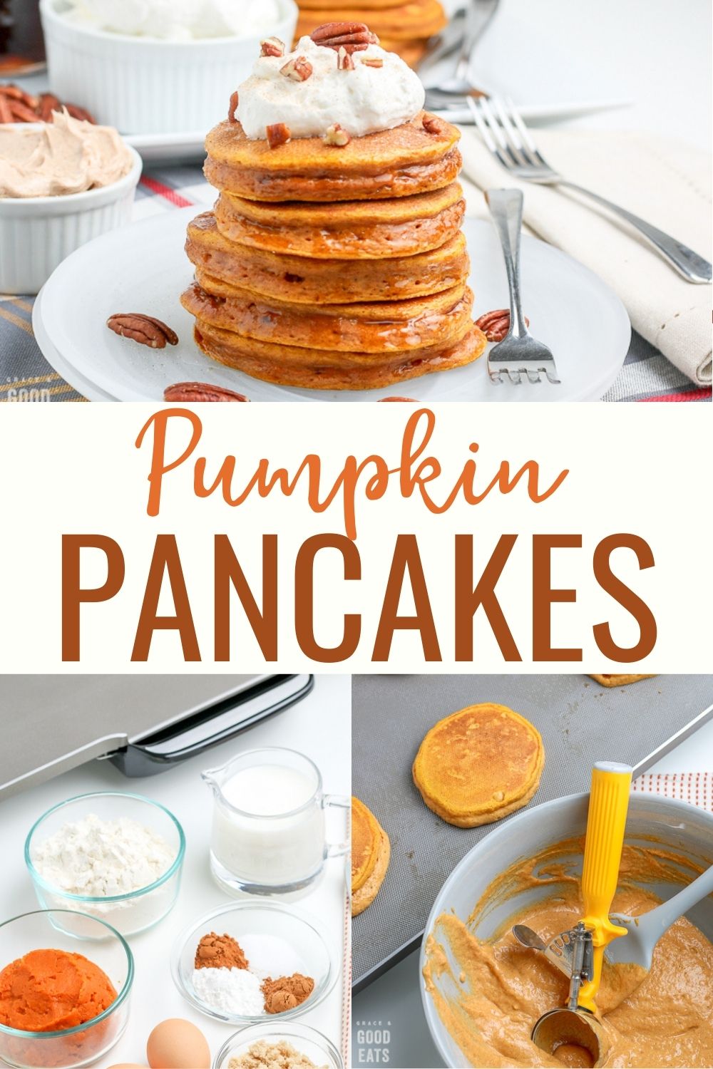 Pumpkin Pancake Recipe - Grace and Good Eats