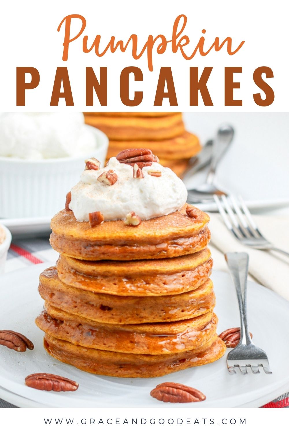 Pumpkin Pancake Recipe - Grace and Good Eats
