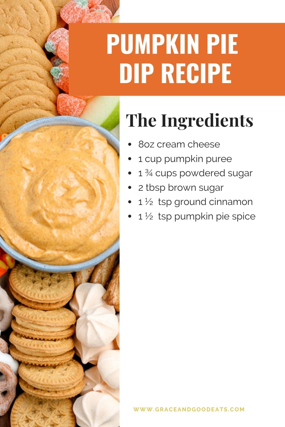 Pumpkin Dip Recipe - Grace and Good Eats