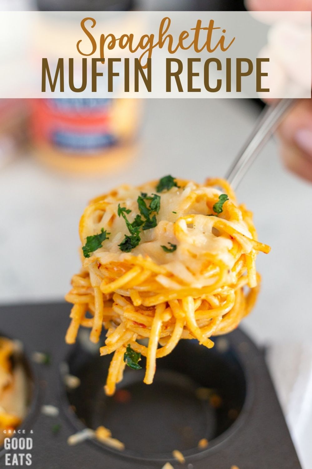 Spaghetti Muffins - Only Three Ingredients | Grace and Good Eats